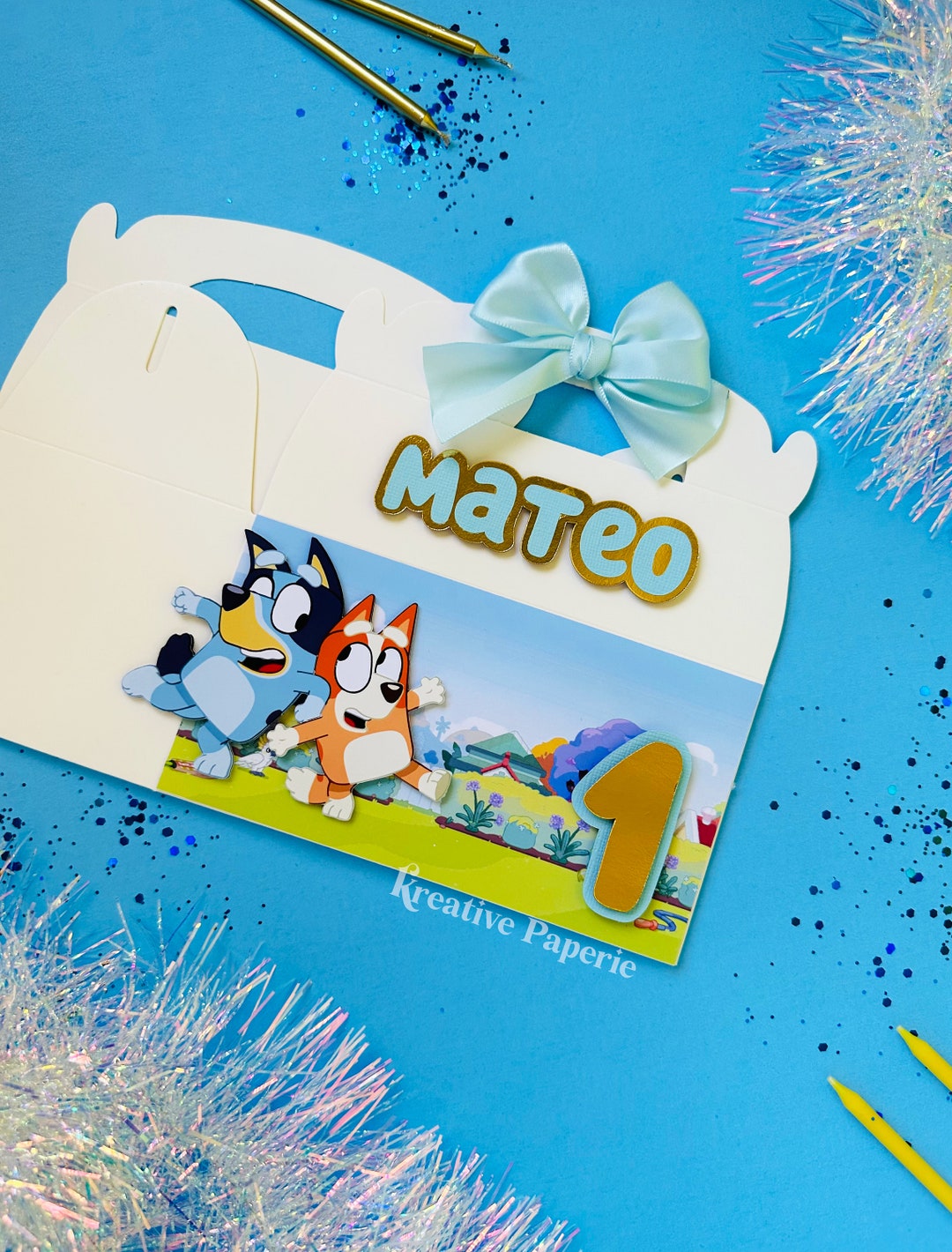 Bluey Inspired 3D Favor Boxes Bluey Birthday Party Bluey - Etsy