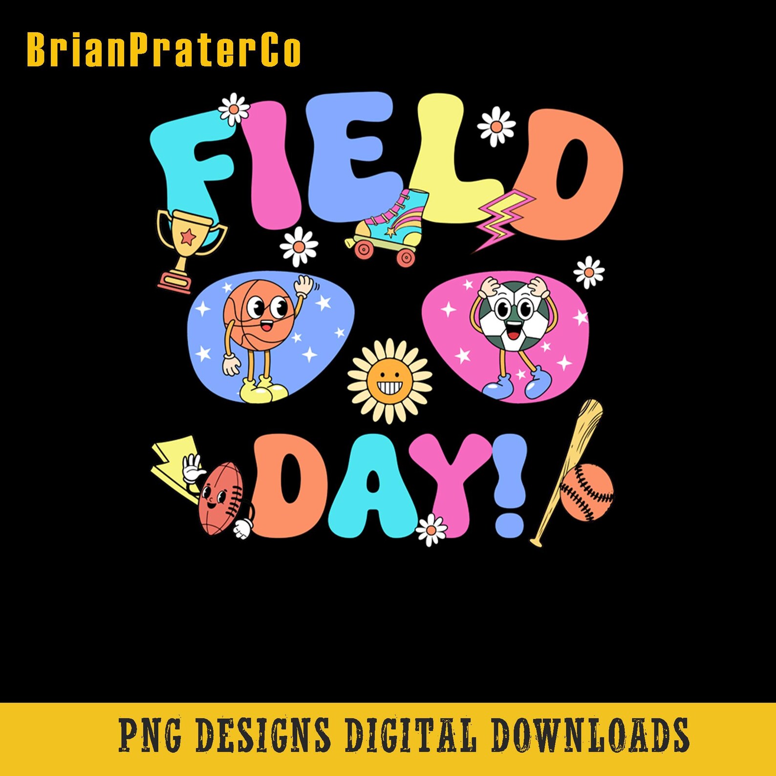 Field Day Let the Games Begin PNG, Field Day Png, Field Day Design Png ...