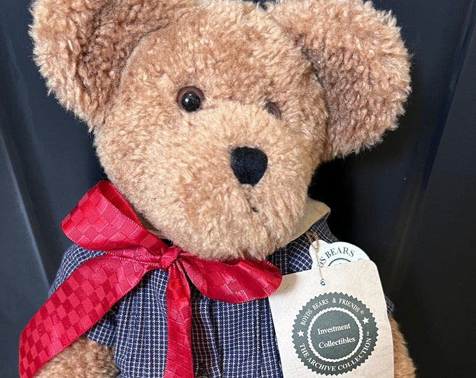 VINTAGE - NEW - Boyds Bear - Megan Berriman - 14” Bear Plush - Blue ...