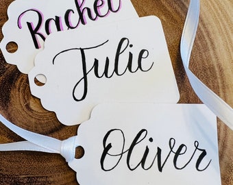 Hand Lettered Gift Tags - Etsy