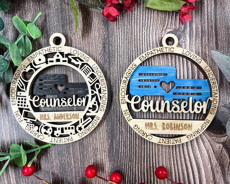 Counselor, School Counselor, Guidance Counselor, Christmas Ornaments ...