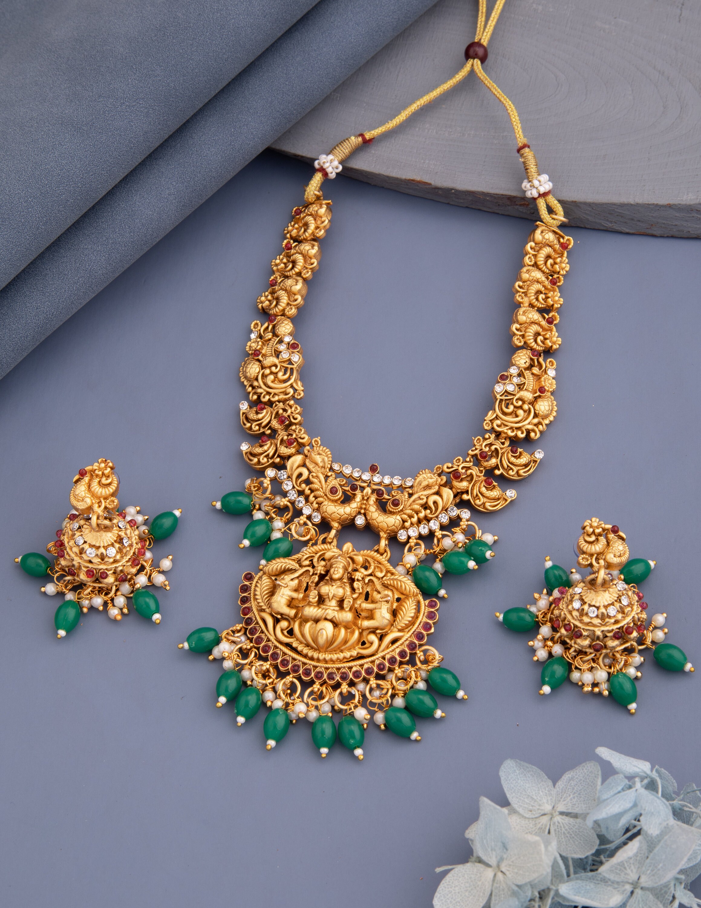 South Indian Jewellery Set /temple Necklace Set /choker Necklace ...