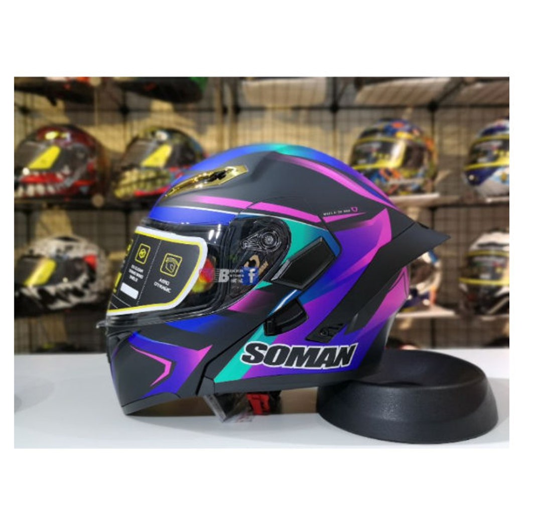 Original SOMAN Modular/flip up Helmet Full Face Size XL - Etsy