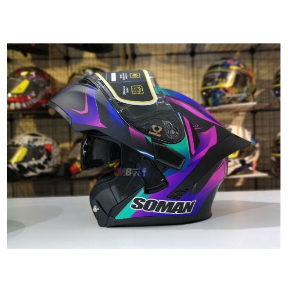 Original SOMAN Modular/flip up Helmet Full Face Size XL - Etsy