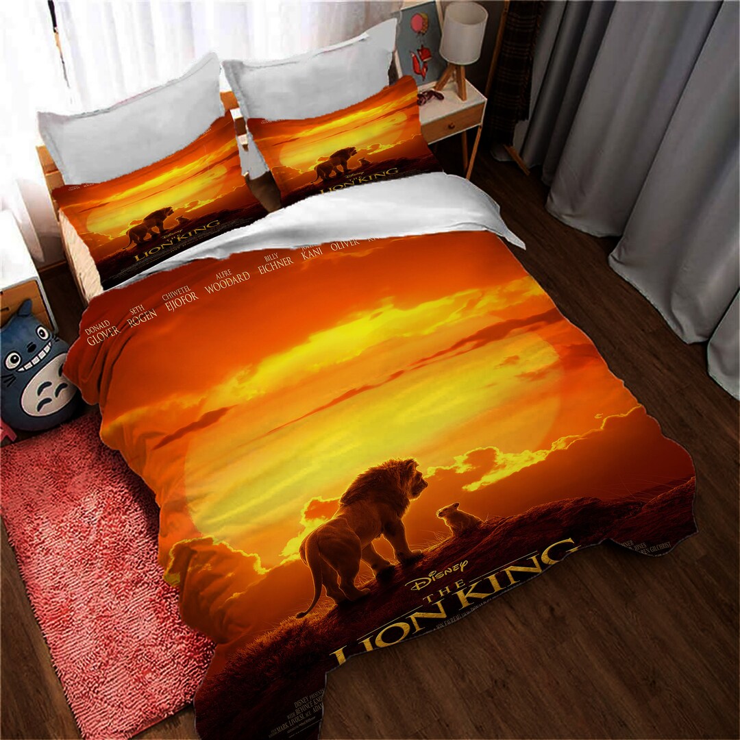 The Lion King Pattern 3D Printed Bedding Set Duvet Covers - Etsy Australia