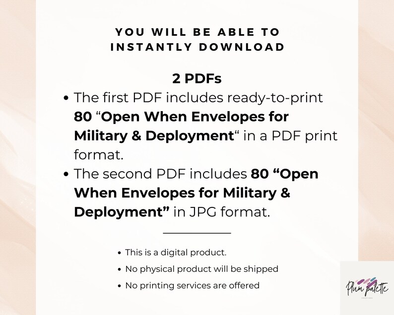 Open When Envelopes for Military Deployment Letters Open When Letters ...