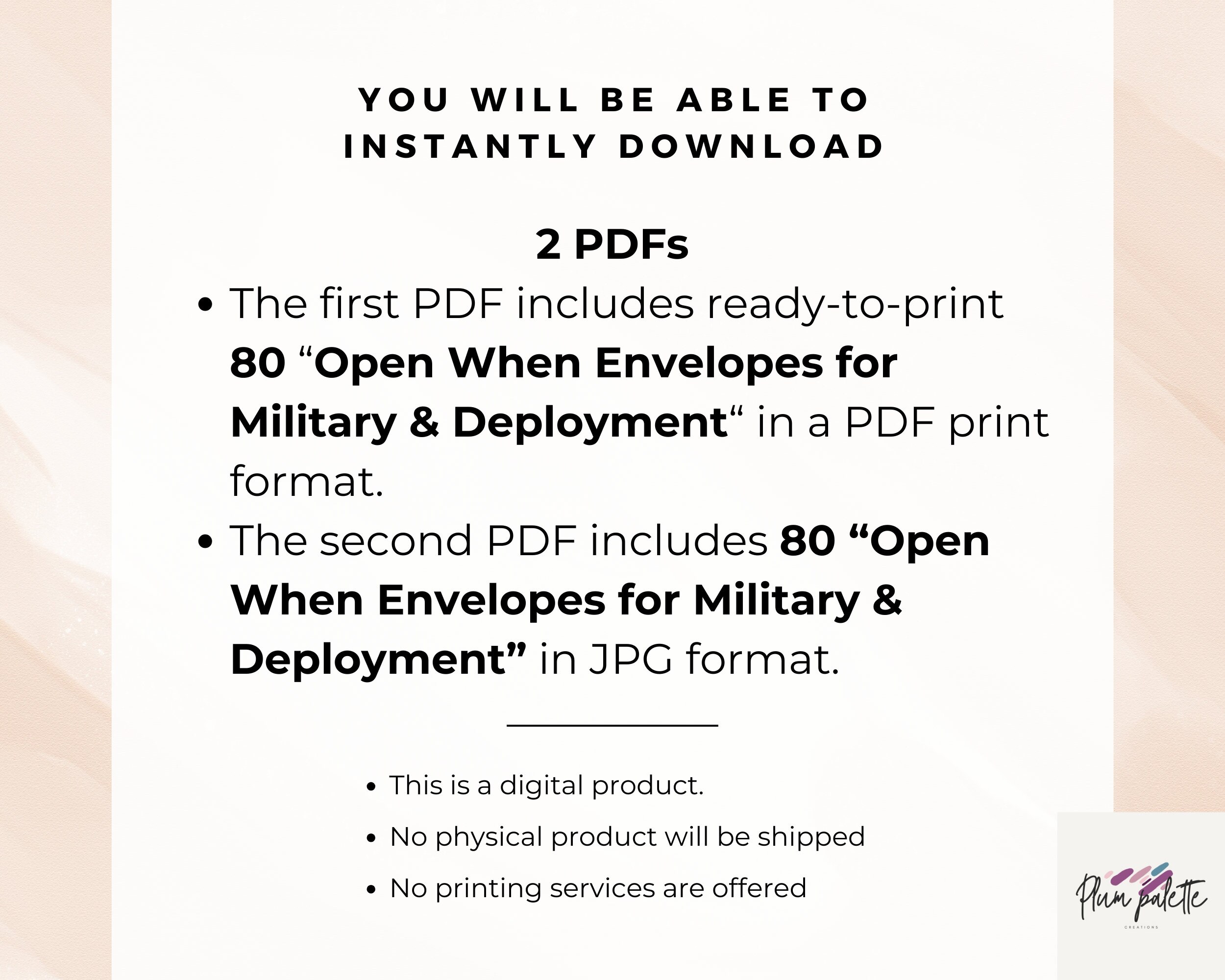 Open When Envelopes for Military Deployment Letters Open When Letters ...