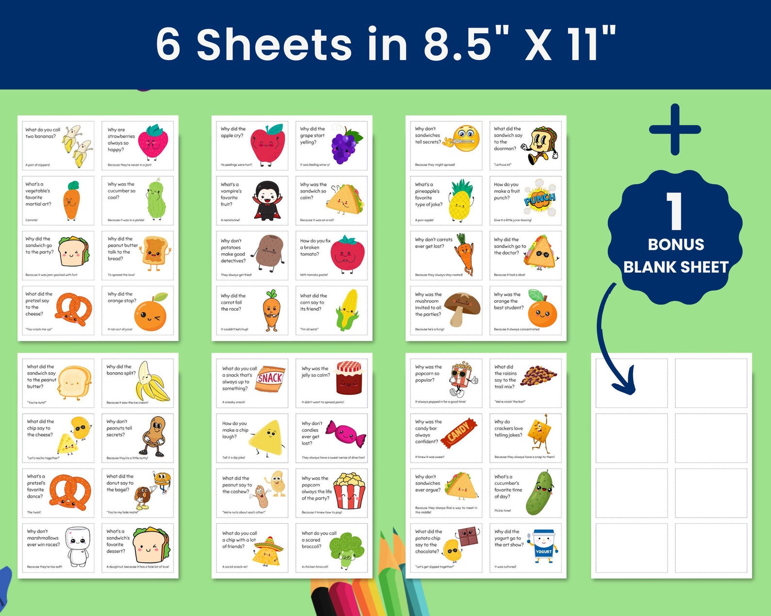 Lunch Box Jokes Printable Lunchbox Notes Jokes Gifts for Kids Lunchbox ...