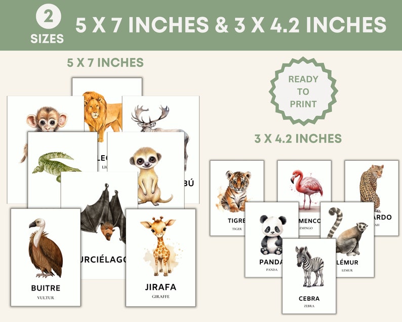 Flash Cards for Kids Toddler Busy Book Montessori Animals Busy Book ...