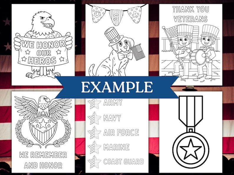 Veterans Day Coloring Pages, Military Army Veteran Day Coloring ...
