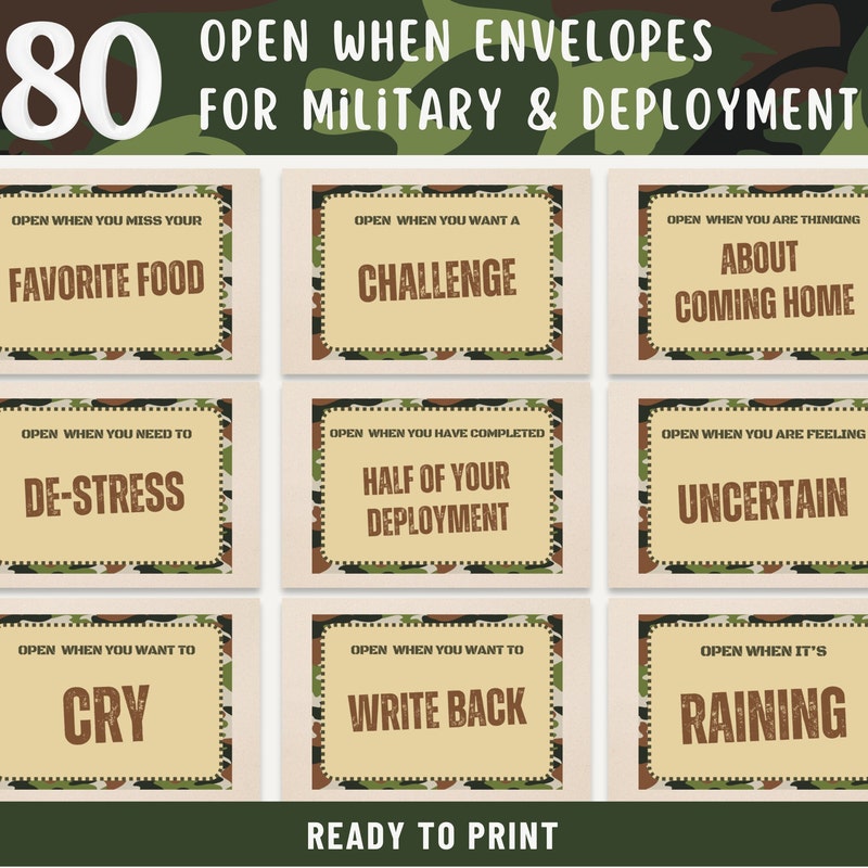 Military Deployment - Etsy