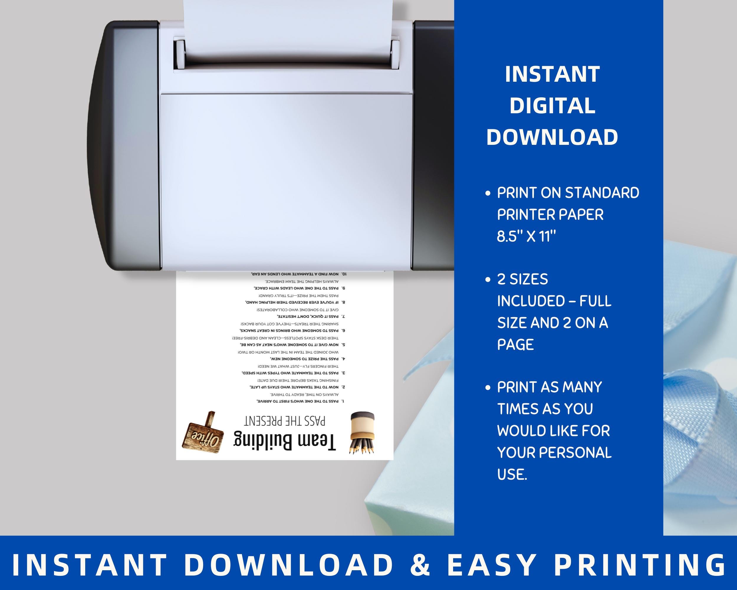 Team Building Games for Work Team Building Pass the Prize Game Employee ...