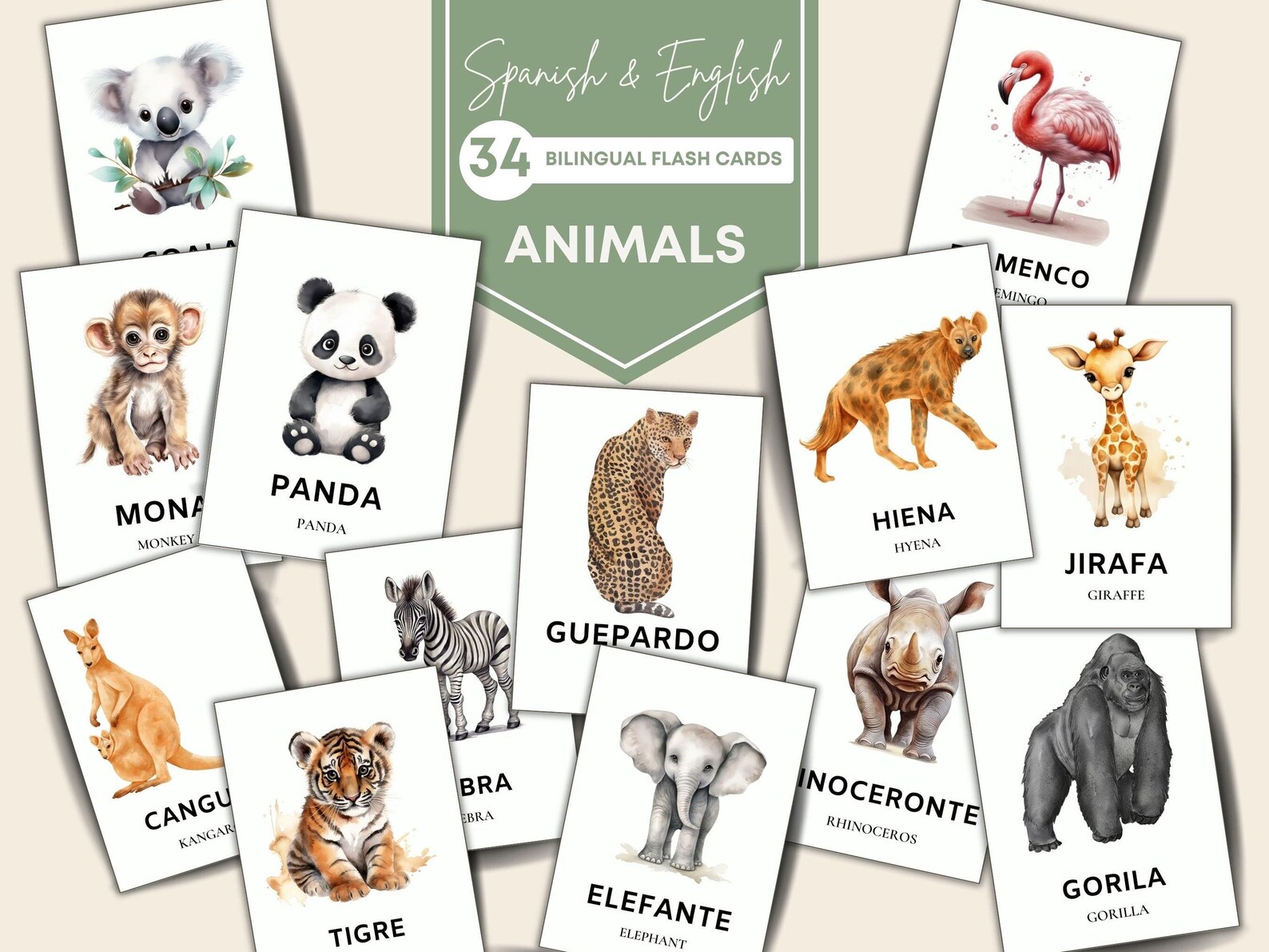 Flash Cards for Kids Toddler Busy Book Montessori Animals Busy Book ...