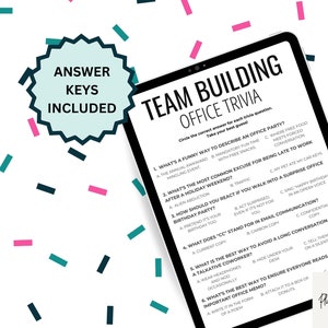 Employee Team Building Games Office Party Games Bundle Teambuilding ...