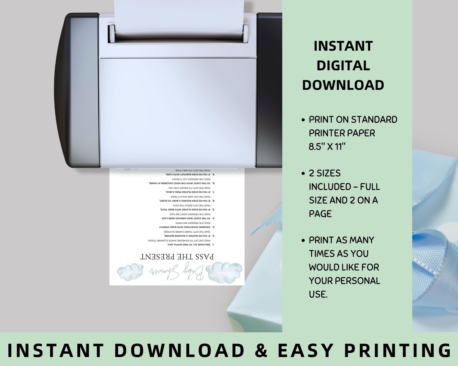 Pass the Gift Game, Baby Pass the Prize Game, Baby Pass the Gift Game ...