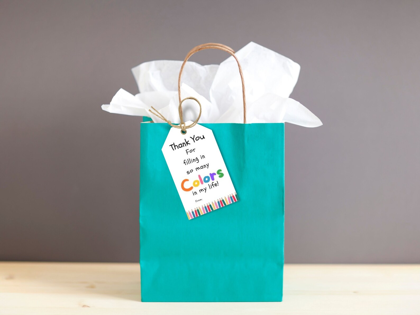 Teacher Appreciation Gift Tags Printable End of School Year Favor Tags ...