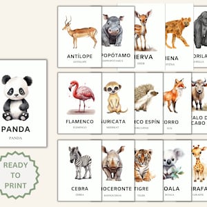 Flash Cards for Kids Toddler Busy Book Montessori Animals Busy Book ...