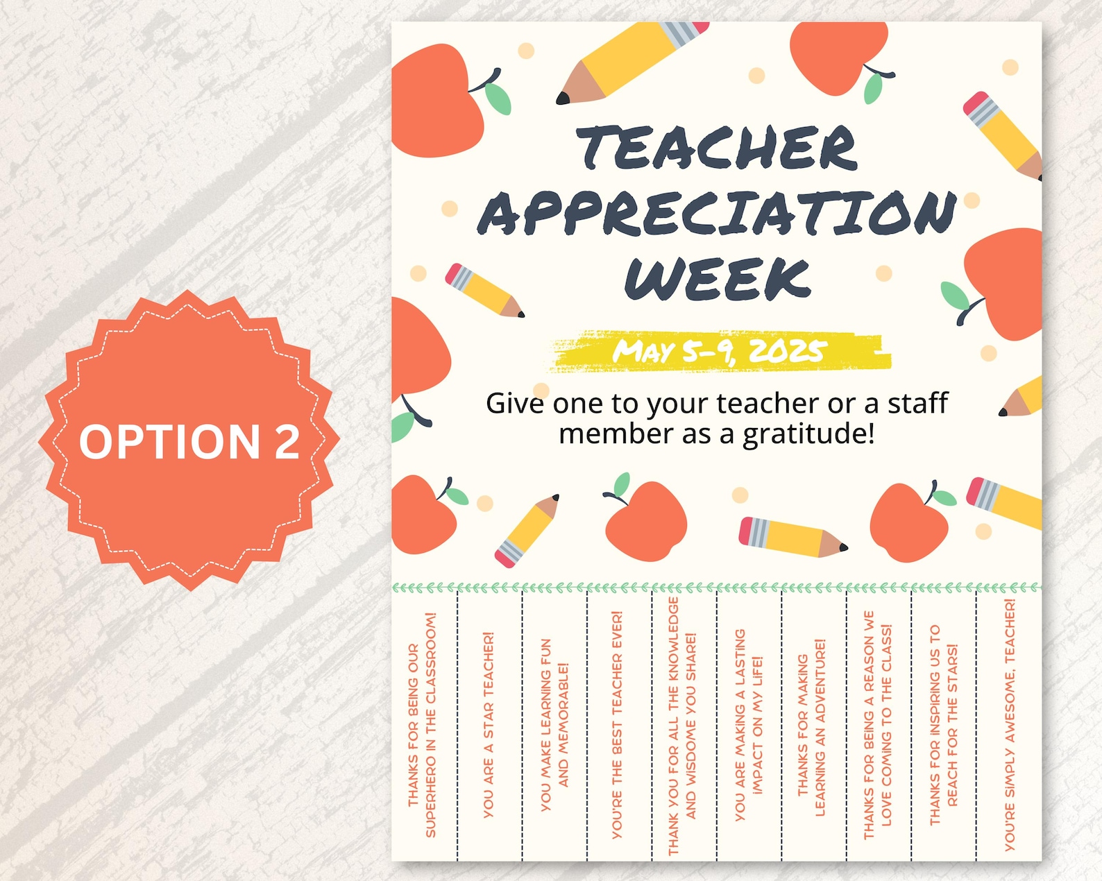 Teacher Appreciation Week Signs, Tear off Compliments Printable Teacher ...