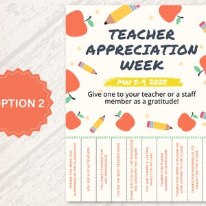 Teacher Appreciation Week Signs, Tear off Compliments Printable Teacher ...
