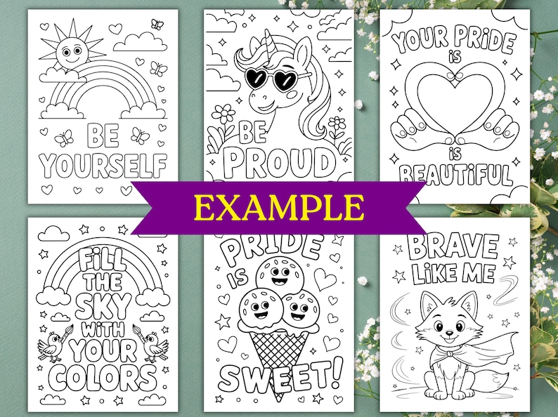 Pride Colouring, Pride Coloring, Printable Colouring Page, Printable ...