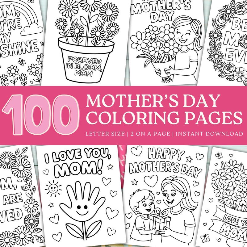Printable Pages for Moms - Etsy