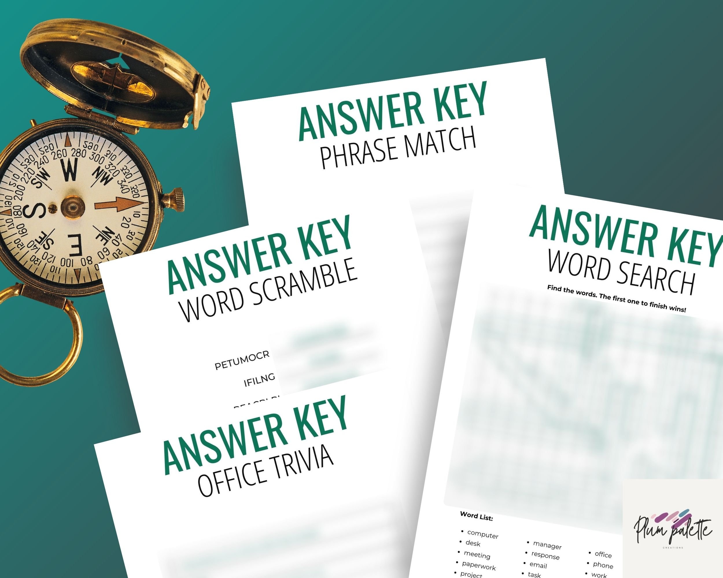 Employee Team Building Games Office Party Games Bundle Teambuilding ...