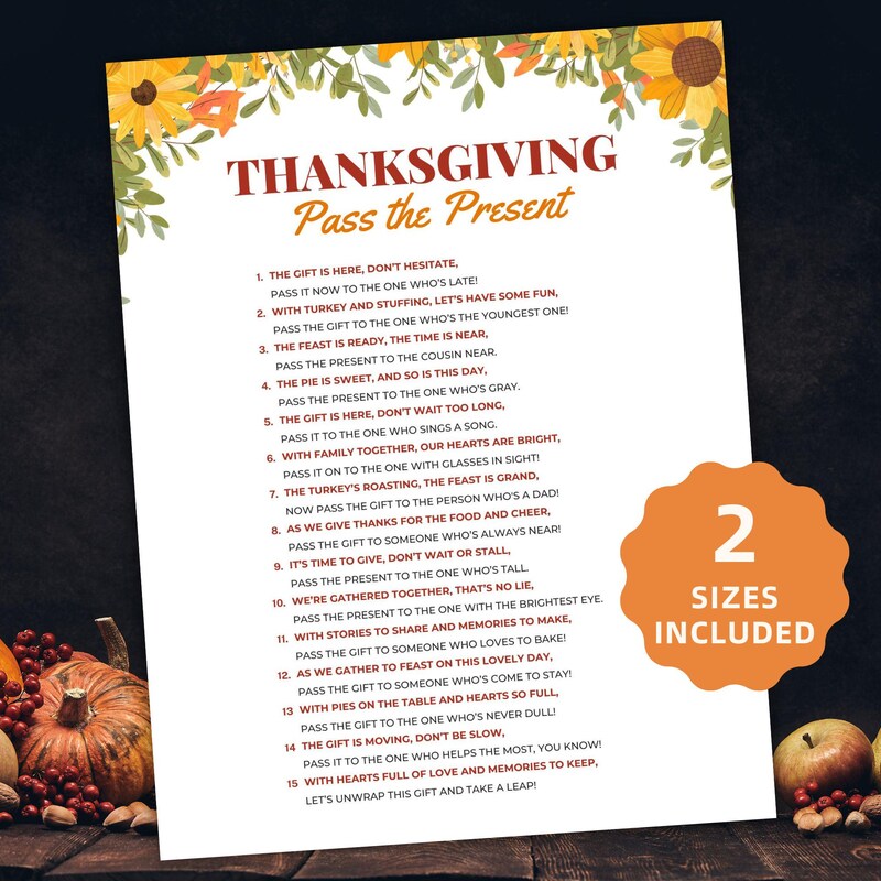 Pass the Gift Game - 60+ Gift Ideas for 2025