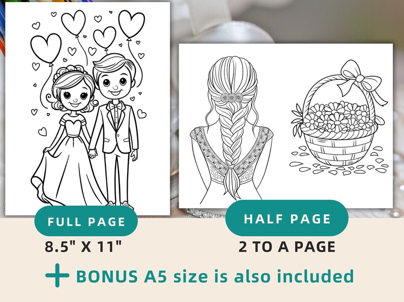 Wedding Coloring Pages for Kids, Coloring Pages for Wedding, Wedding ...
