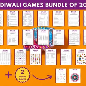 Diwali Games Bundle Diwali Party Games Printable Diwali Games for Kids ...
