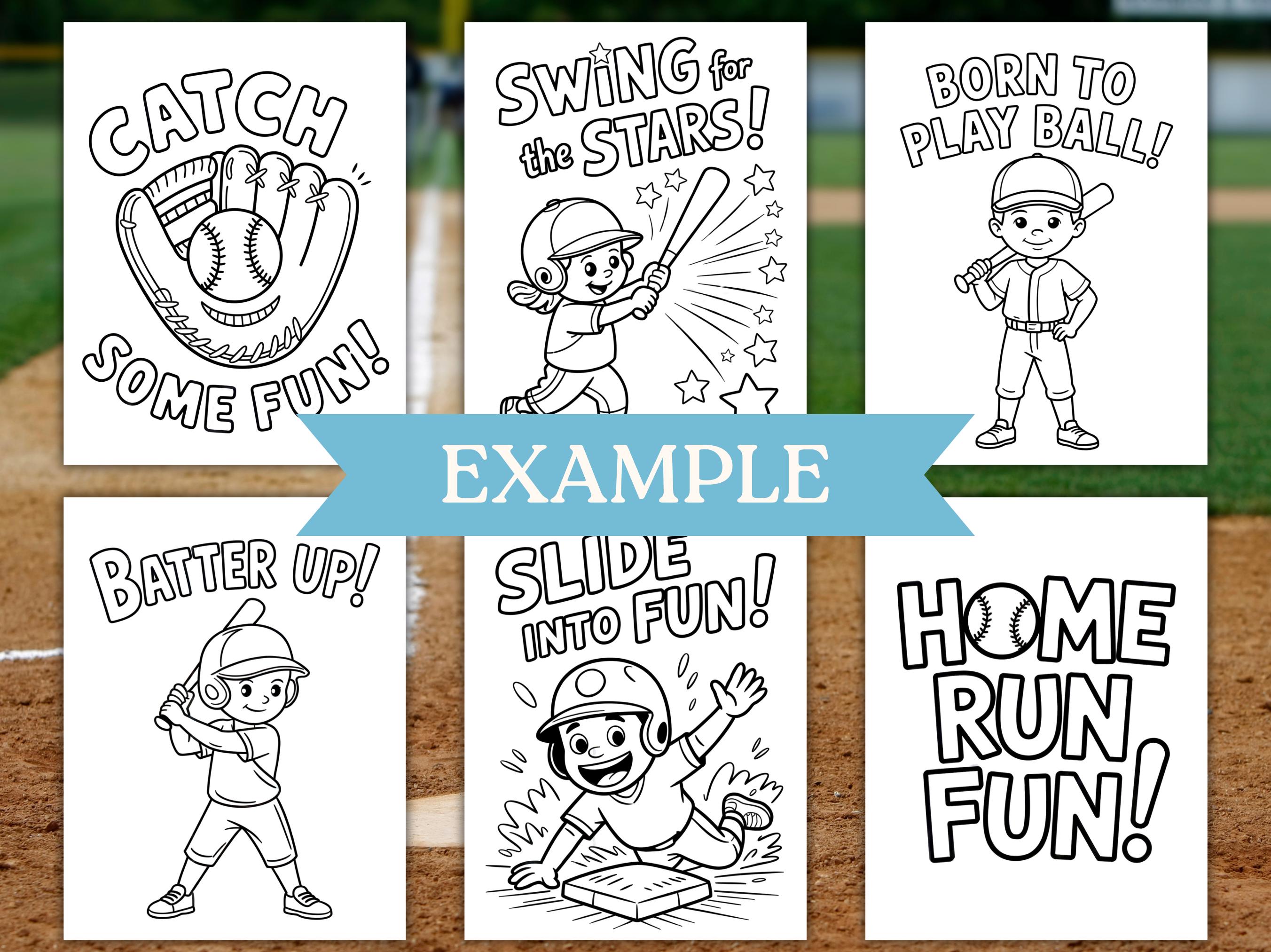 Sports Coloring Pages,rookie of the Year,baseball Activity Pages ...