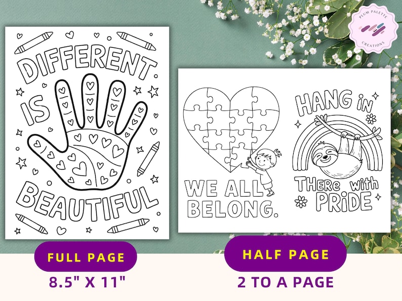Pride Colouring, Pride Coloring, Printable Colouring Page, Printable ...