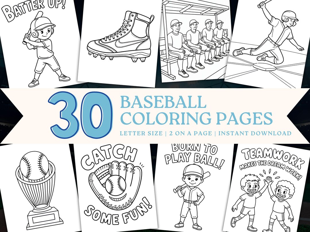 Sports Coloring Pages,rookie of the Year,baseball Activity Pages ...