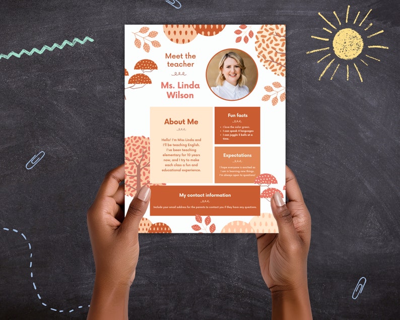 Meet the Teacher Editable I I Meet the Teacher Boho Template I Editable ...