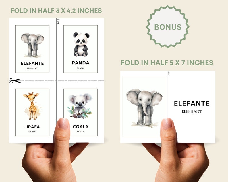 Flash Cards for Kids Toddler Busy Book Montessori Animals Busy Book ...