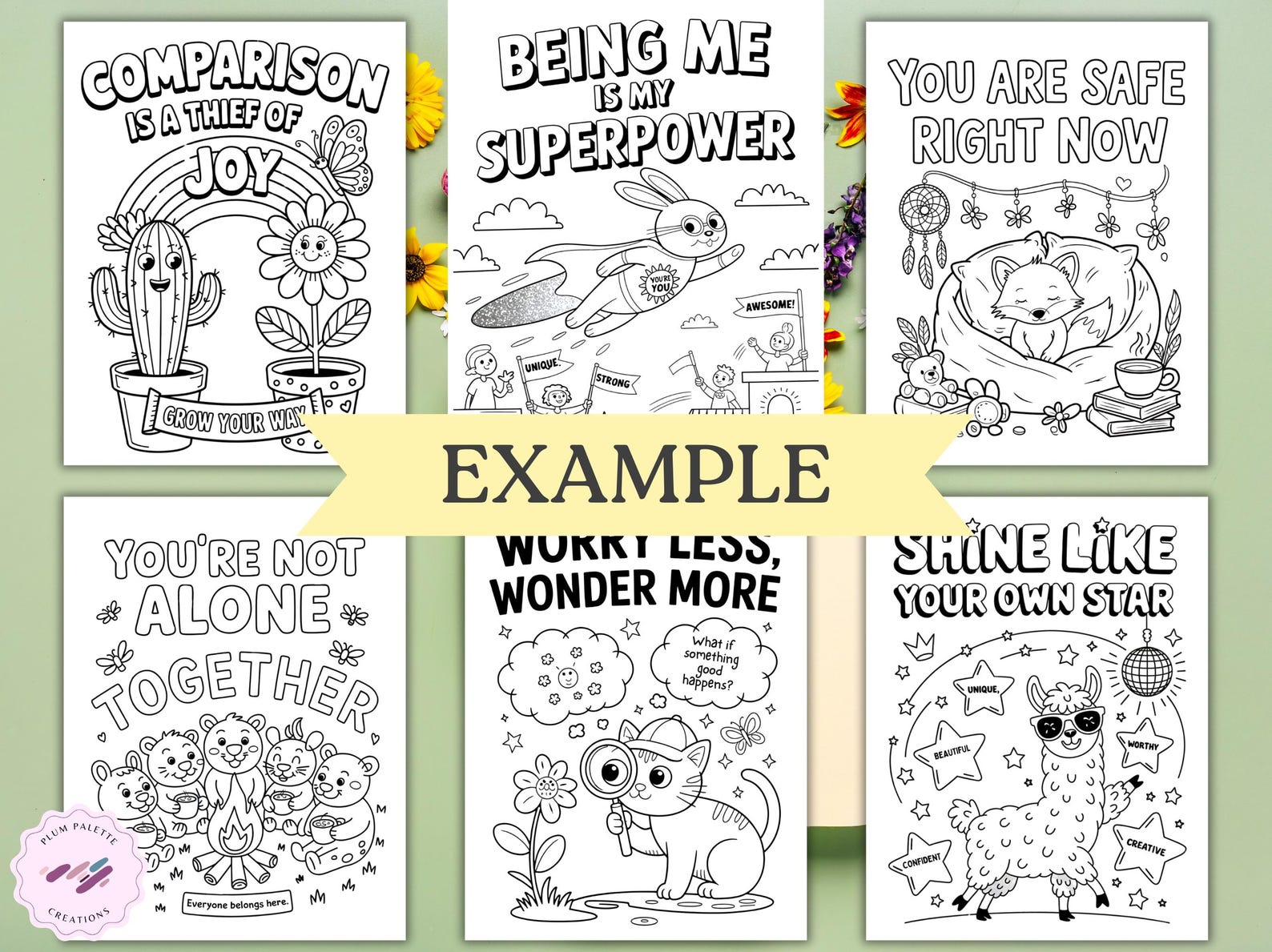 Mental Health Printable Coloring Pages, Coping Strategies for Mental ...