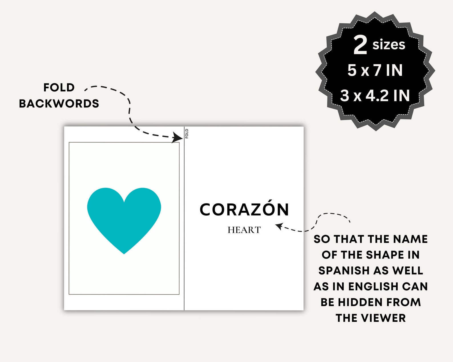 Spanish & English Shapes Bilingual Flashcards Printable | Modern Basic ...