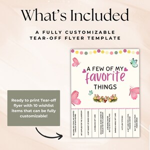 Teacher Appreciation Week Printable Teacher's Wishlist Tear-off Flyer ...