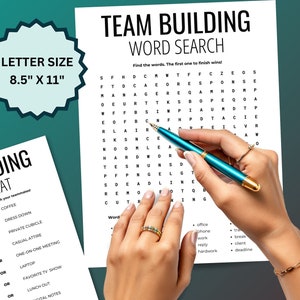 Employee Team Building Games Office Party Games Bundle Teambuilding ...