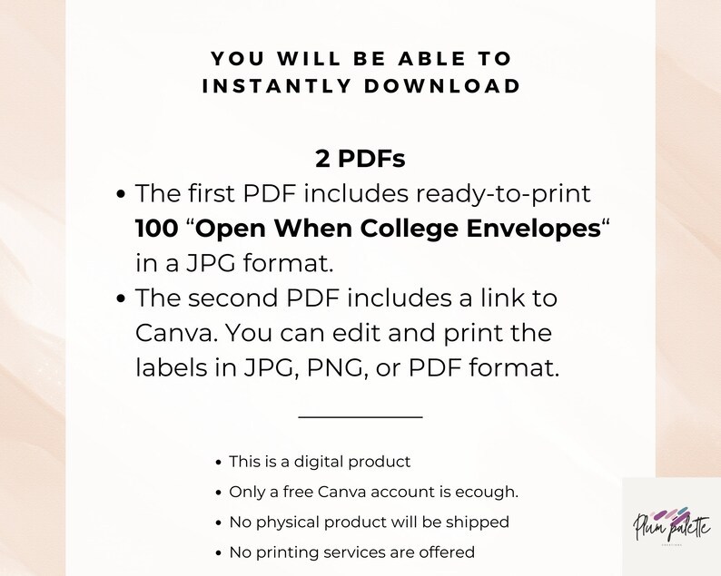 Open When Envelopes College, Printable Open When Envelopes, College ...