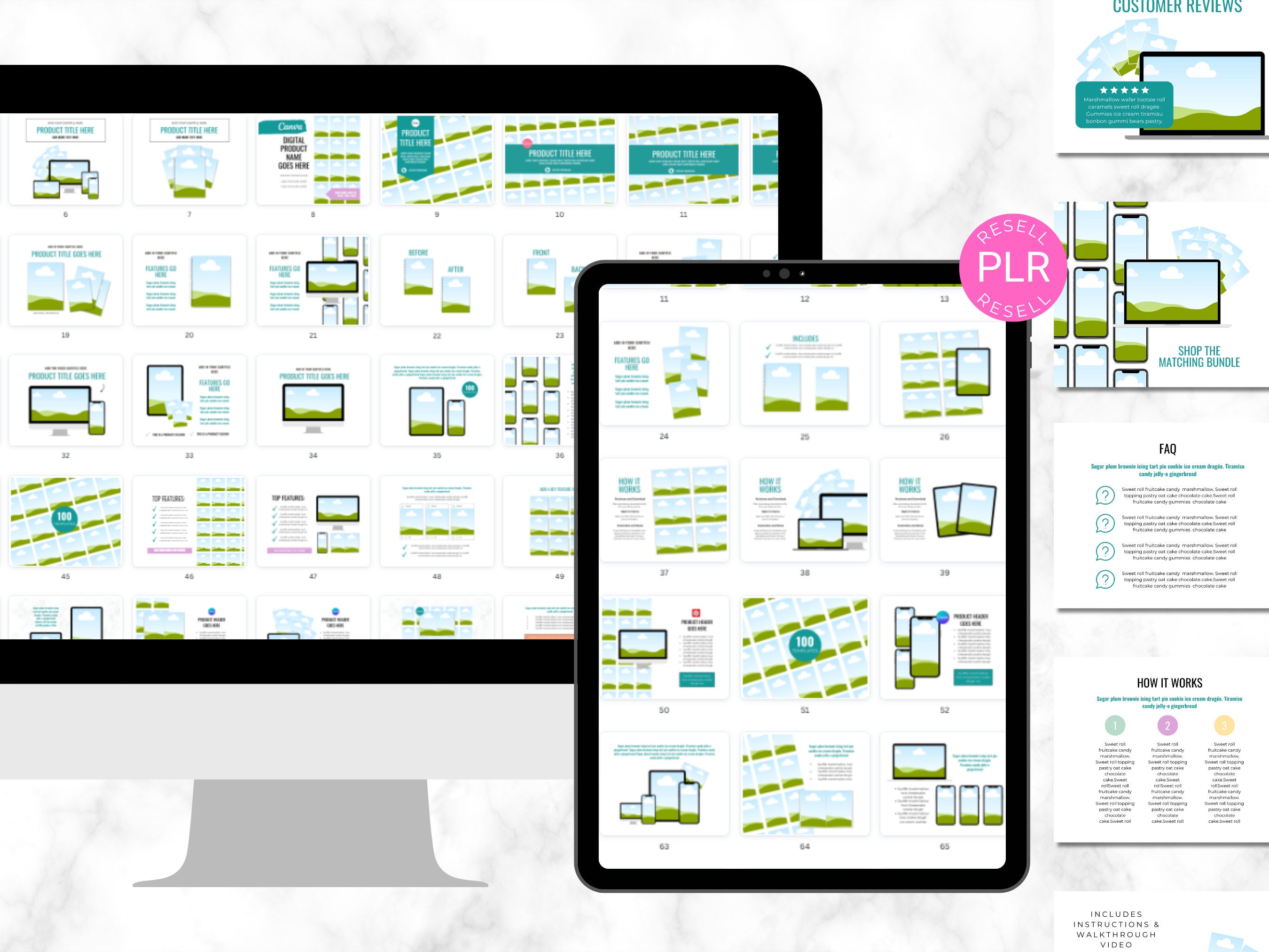 Etsy Shop Kit PLR, Branding Kit, Etsy Listing Template, Banner, Etsy ...