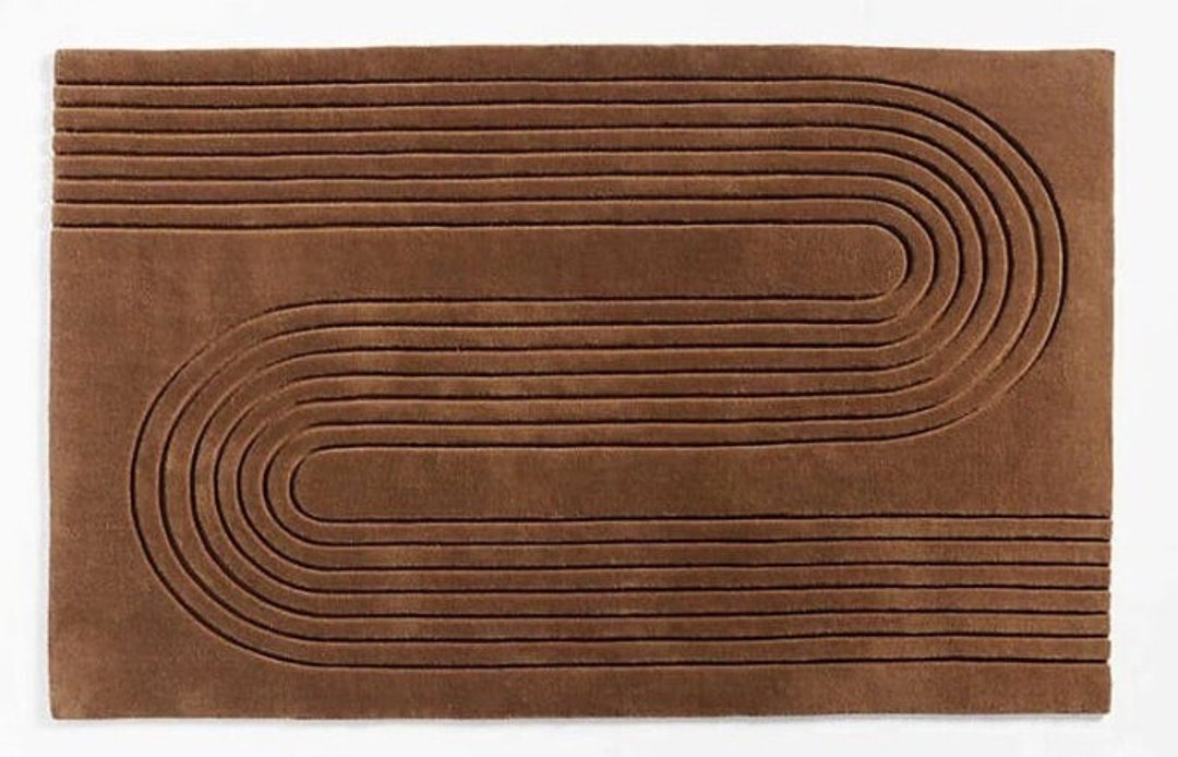 Hand Tufted Modern High and Low Décor Rugs Woolen Area Rugs for Living ...