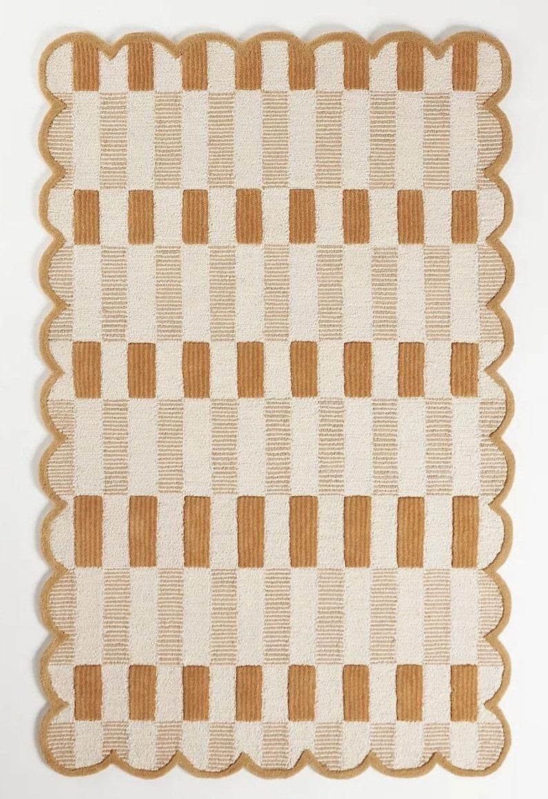 Hand Made Tufted Rug ,matilda Goad Plaida Hand Tufted Carpet Irregular ...