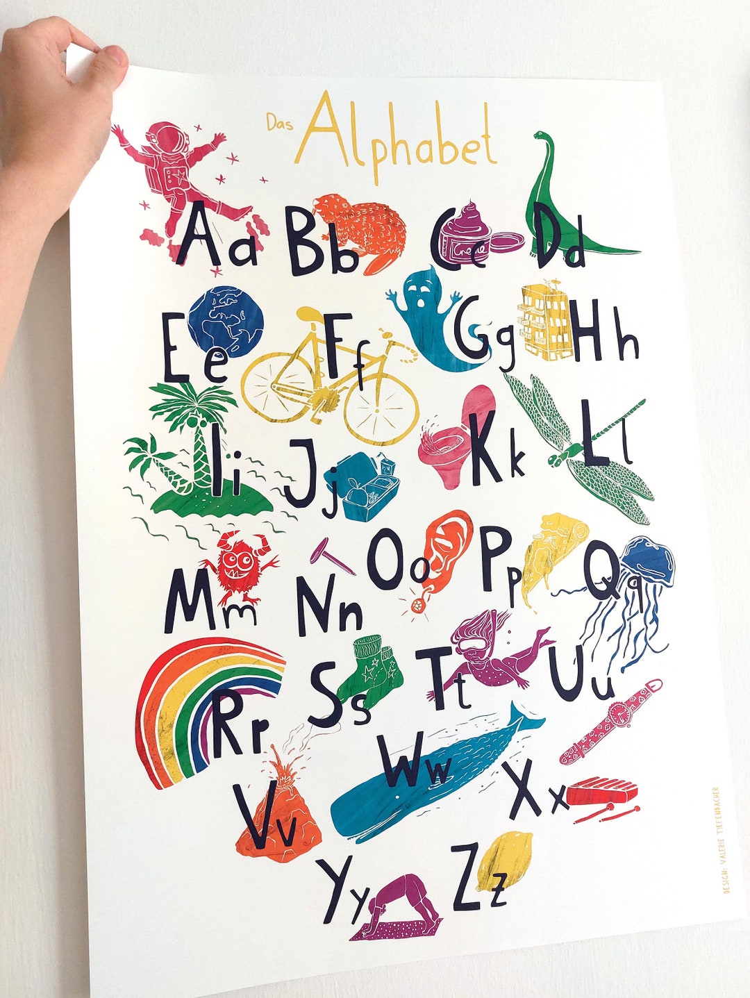 Humorous Illustrated ABC Poster A2 Print Poster for the - Etsy