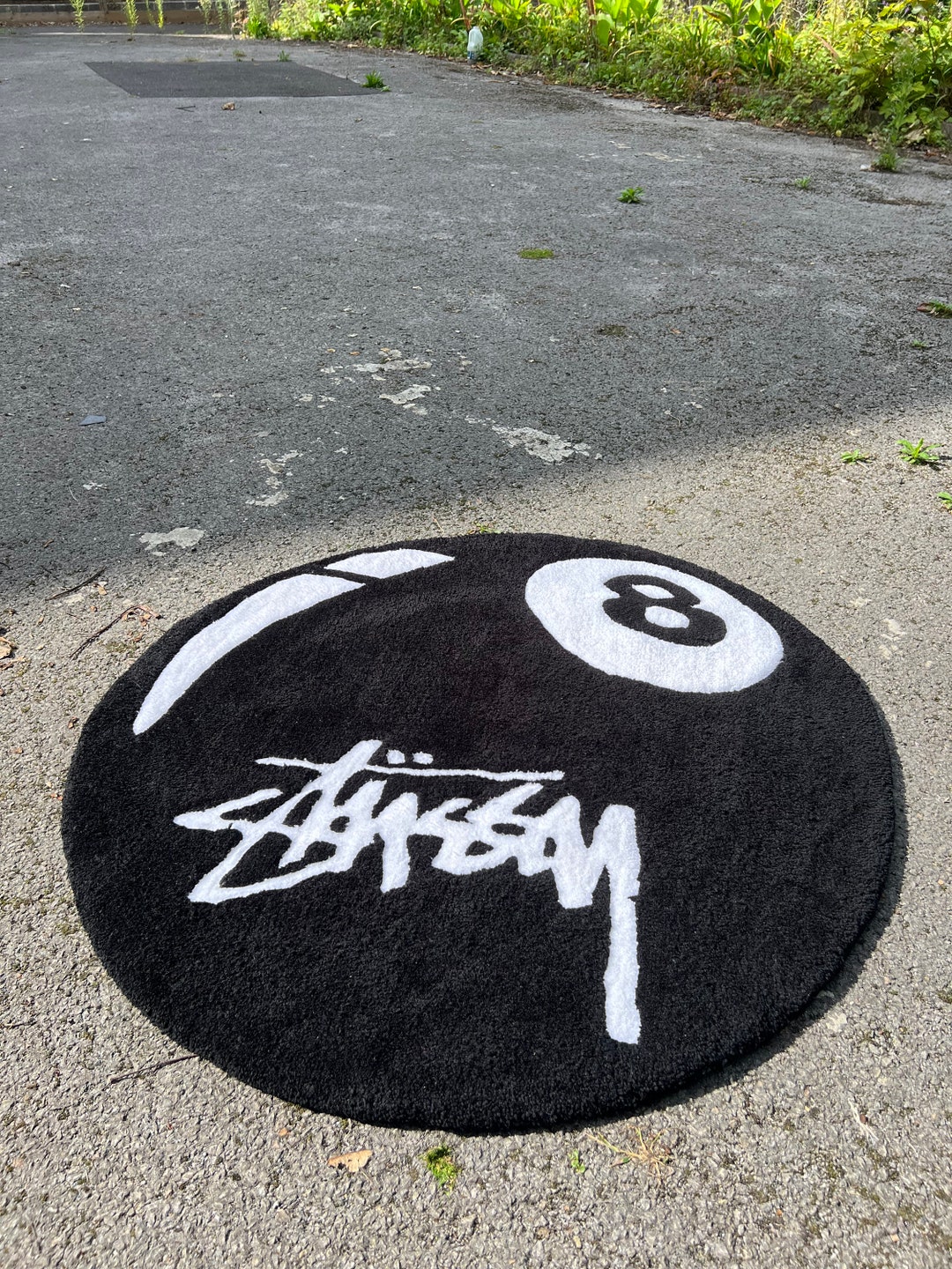 8 BALL STUSSY RUG - Etsy