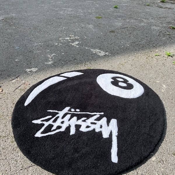 Stussy 8 Ball Rug - Etsy