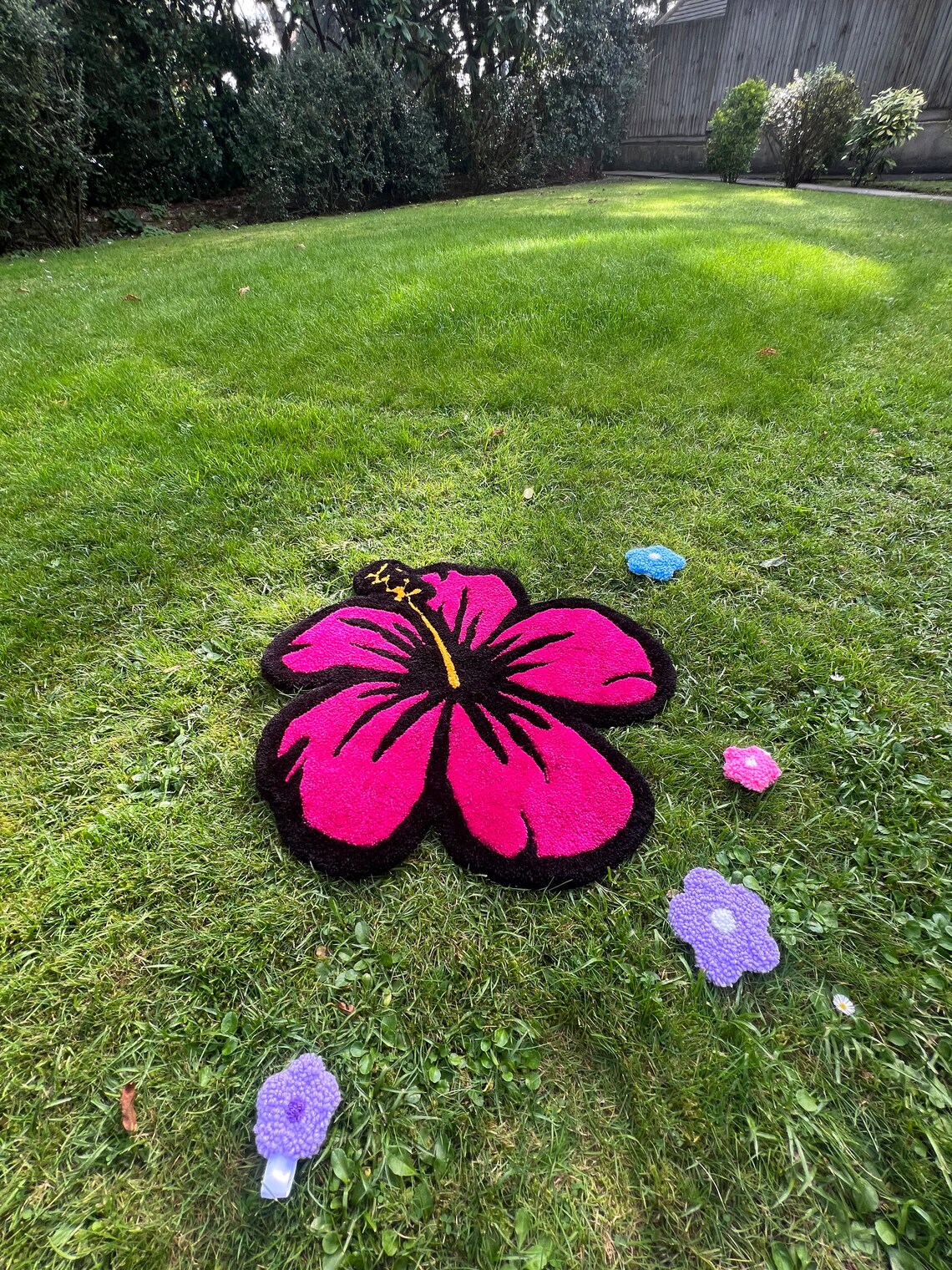 HIBISCUS FLOWER RUG - Etsy