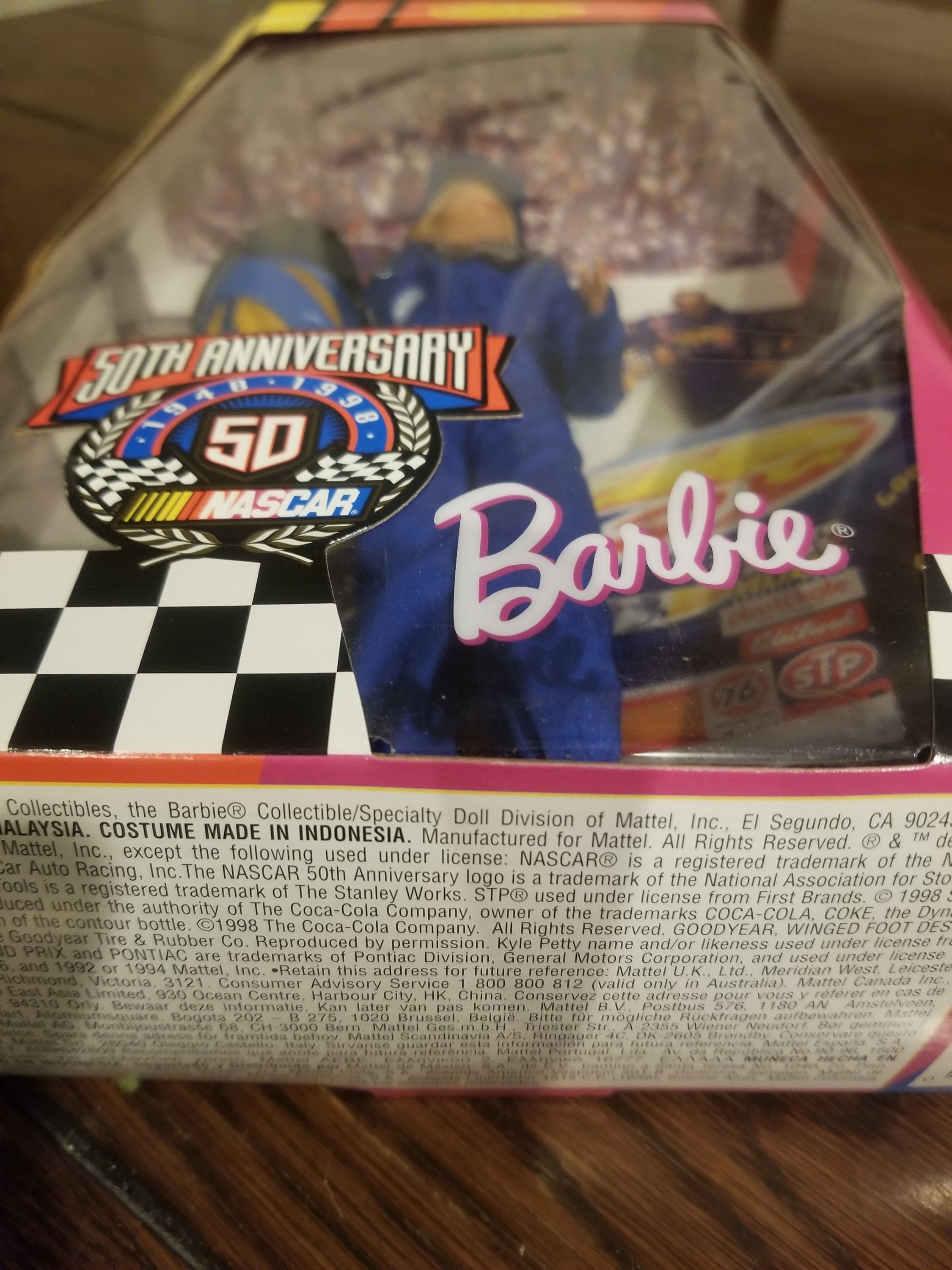 Barbie Nascar 50th Anniversary Doll. 1998. Nrfb - Etsy