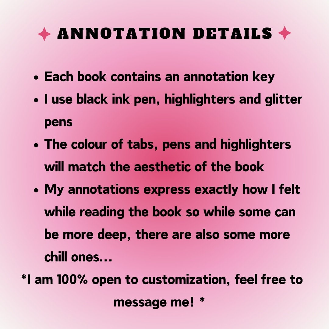 Romance Book Annotations Annotated Book Annotations Romance Fantasy ...