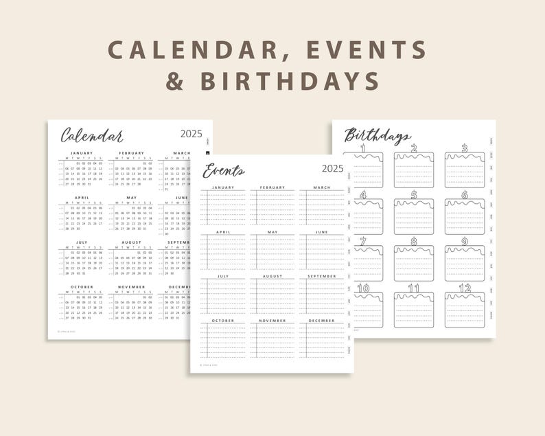 Supernote 2025 Daily Journal Digital Template, Portrait Mode for Large ...