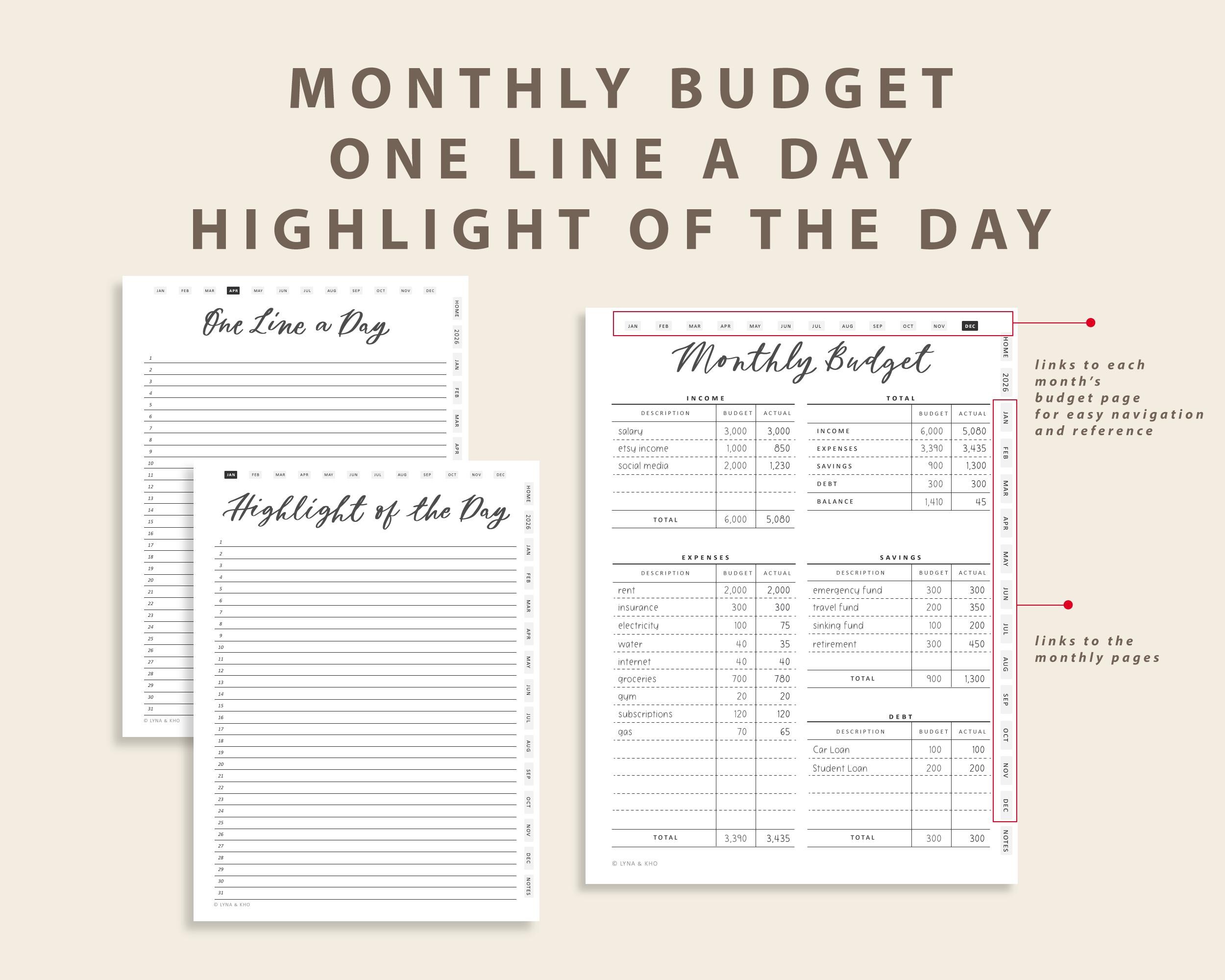 2026 Planner for Supernote Manta A5x: Monthly, Weekly, Daily Planners ...